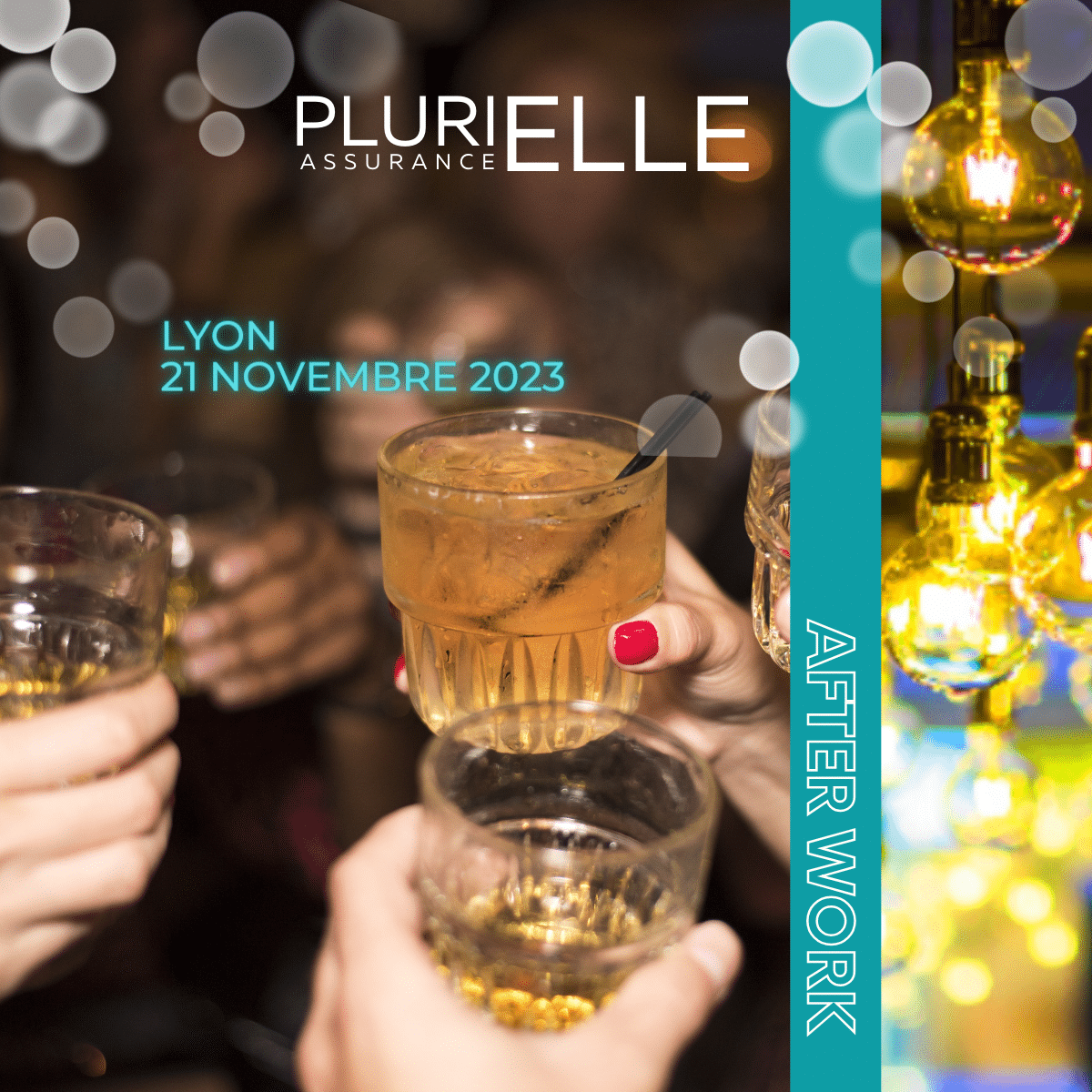 Save the date ! Afterwork 21 novembre 2023 à Lyon | Pluri'elle